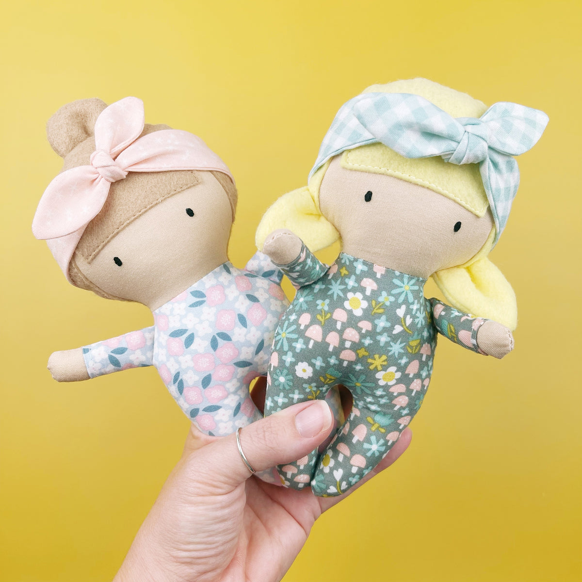 8" Baby Doll sewing patterns – Heidi&Finn