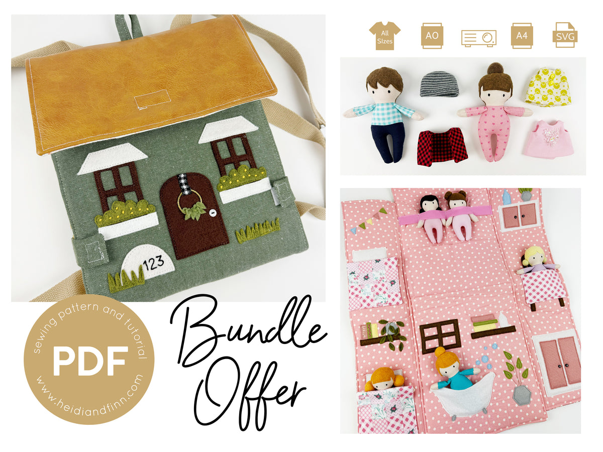 Pocket Pals BUNDLE - (DOLLHOUSE + DOLLS ) – Heidi&Finn