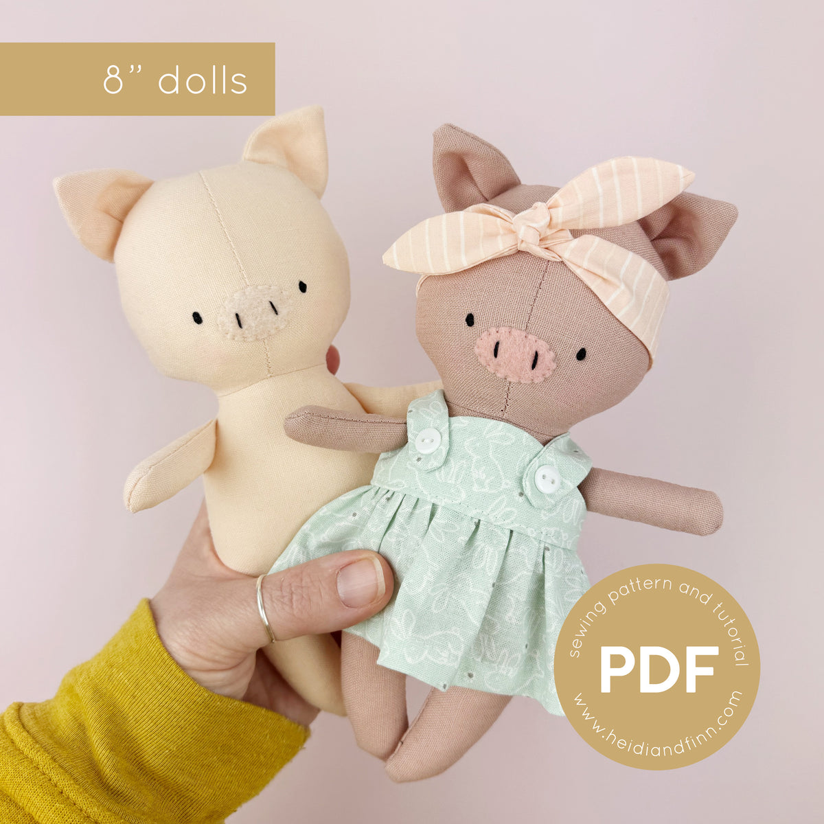 Mini Softies - BABY PIG – Heidi&Finn