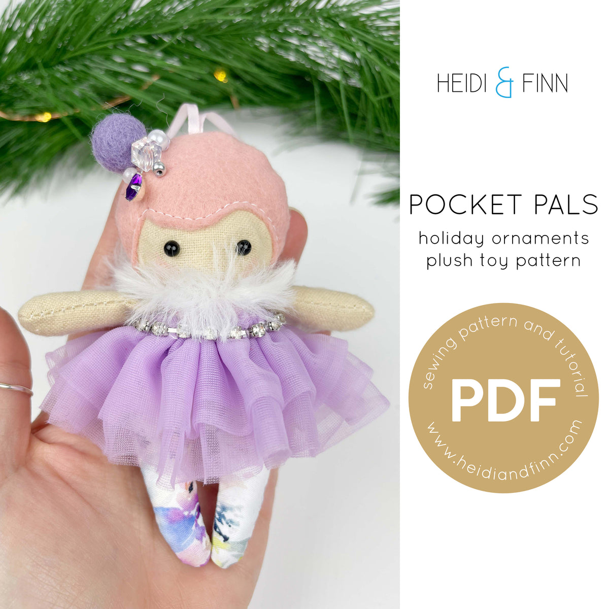 Pocket Pals- Holiday ornaments – Heidi&Finn