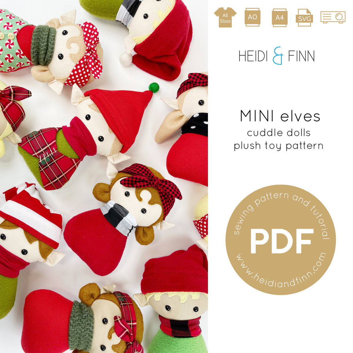 Cuddle Dolls - MINI cuddle ELVES – Heidi&Finn