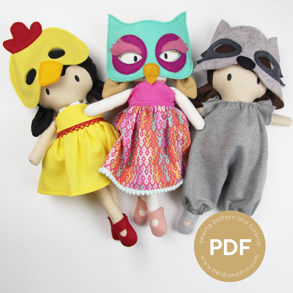 Mini Pals - Dress up set #11 "Costumes 1" – Heidi&Finn