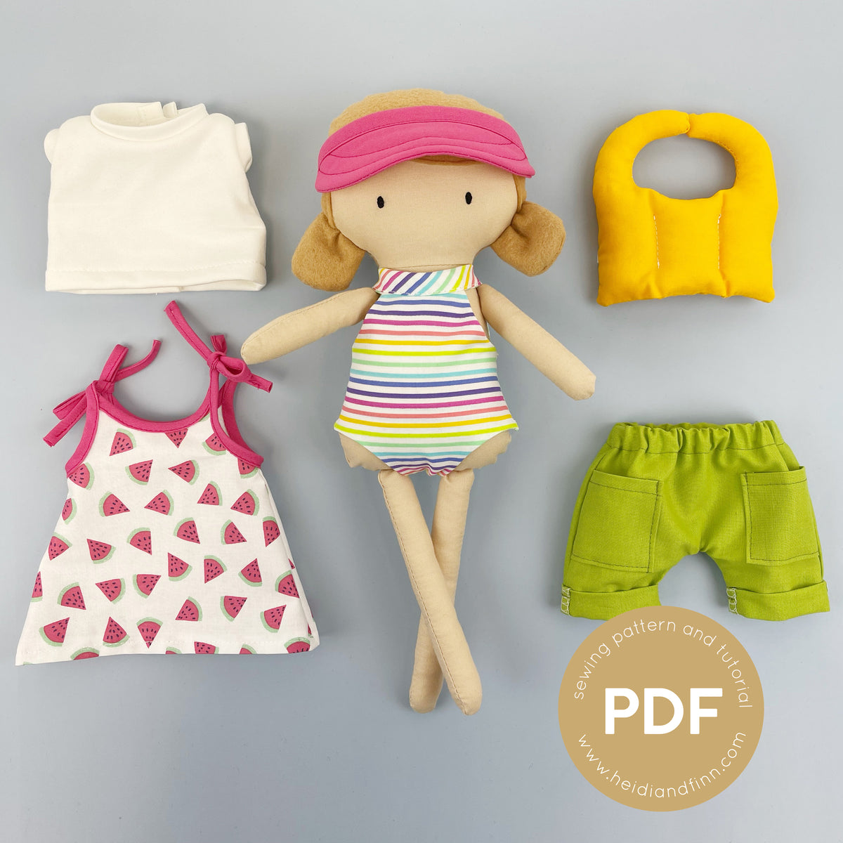 Mini Pals - Dress up set #10 "Beach Days" – Heidi&Finn