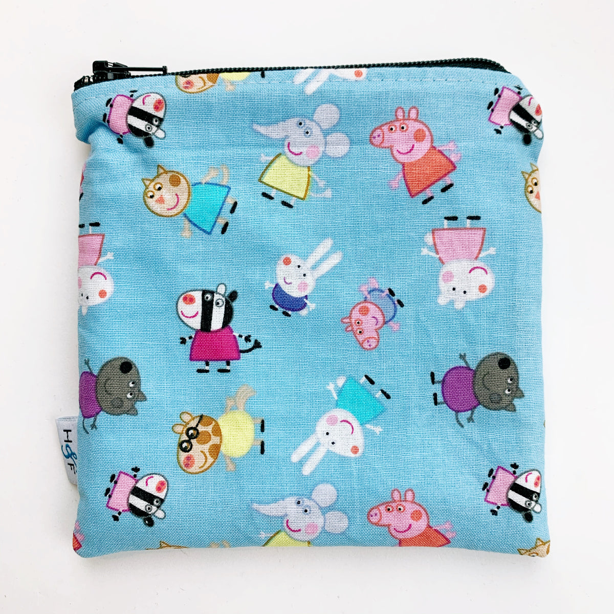 MEDIUM 'square' ReUsable Snack Bag - peppa pig mini – Heidi&Finn
